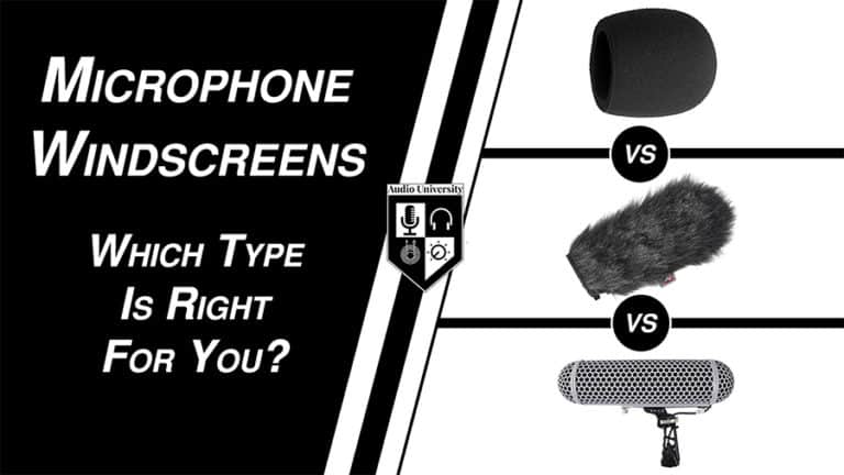 Why Do Microphones Have Foam Windscreens? – Audio University
